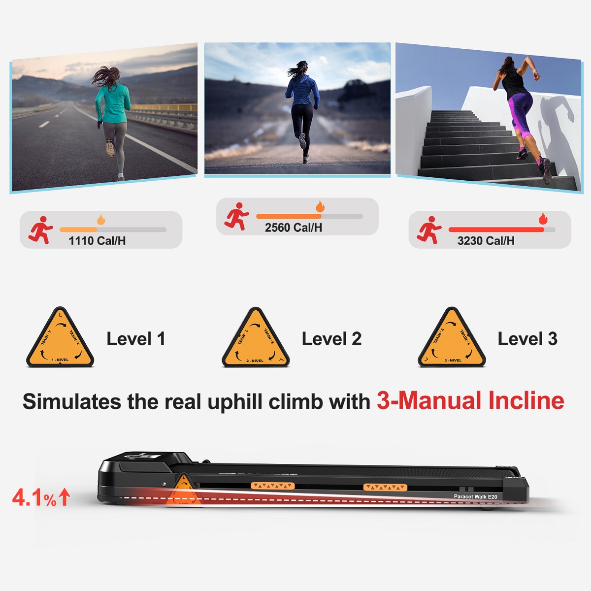 Trak za hojo Paracot Walk E20 (NOVO SL-Q23) | Spletna trgovina FitPlus.si